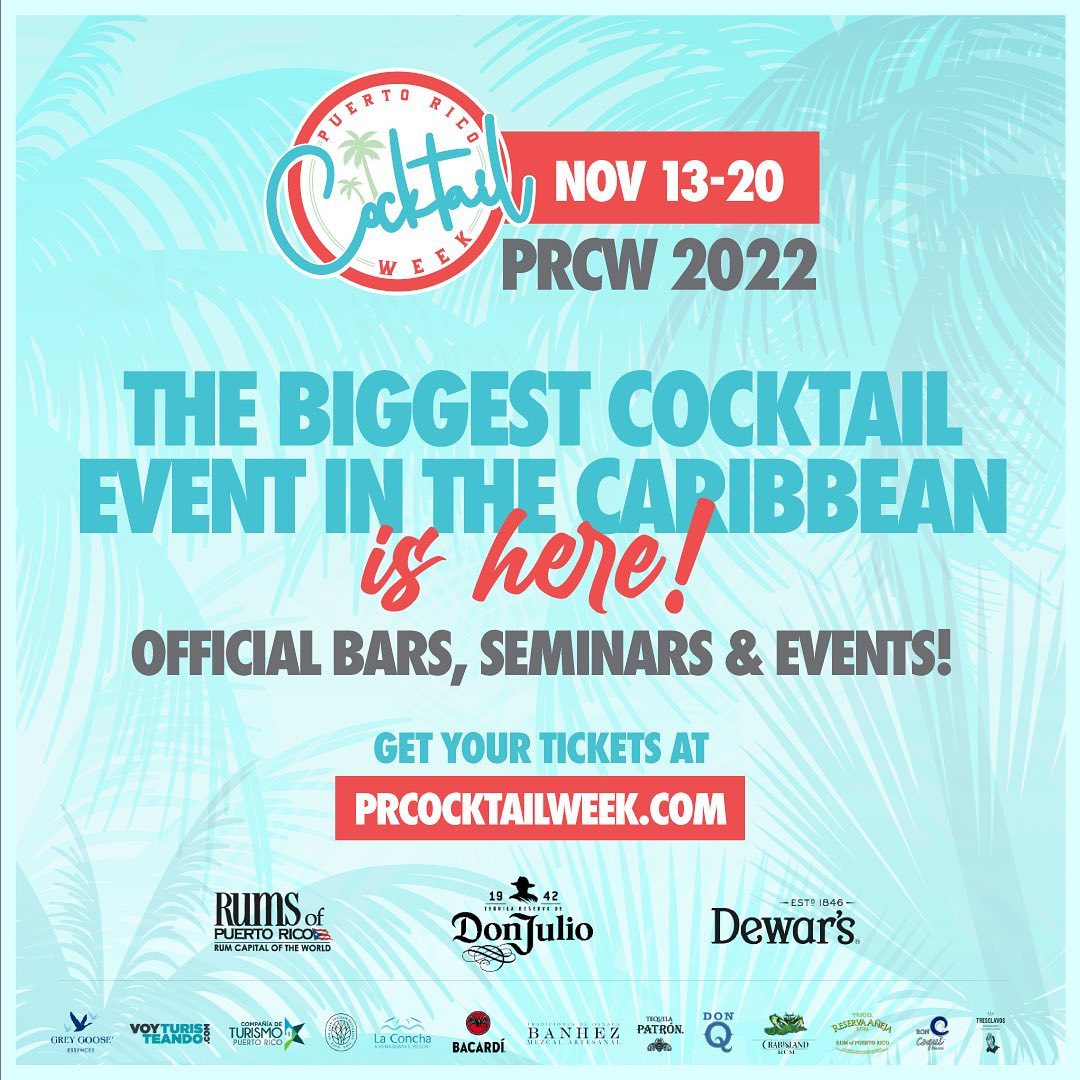 Más de 30 barras se unen a Puerto Rico Cocktail Week para servir ...
