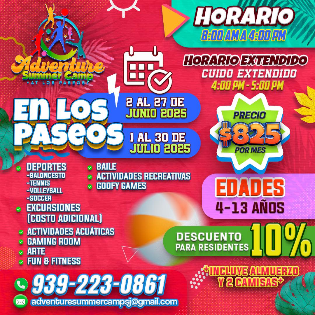 26 campamentos de verano en Puerto Rico para todas las edades - PlateaPR