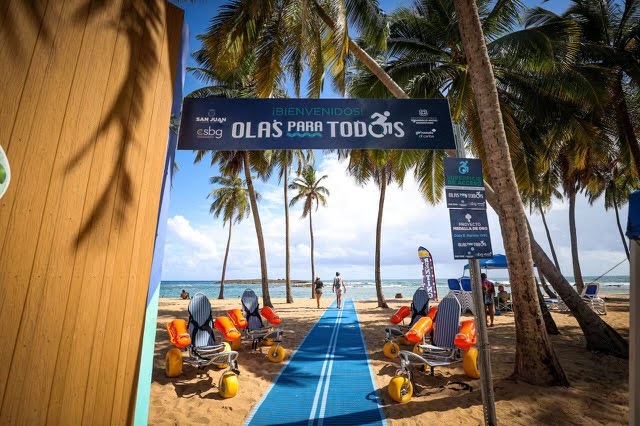 El Escambrón estrena equipo para ser una playa más accesible - PlateaPR