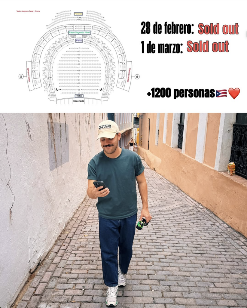 Teatro Tapia 'sold out': Angelo Colina y su conexión con Puerto Rico ...